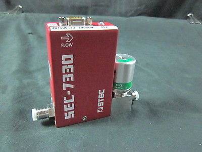 Stec SEC-7330M Mass Flow Controller, Range: 200 CCM, Gas: CF4, Valve: C ...