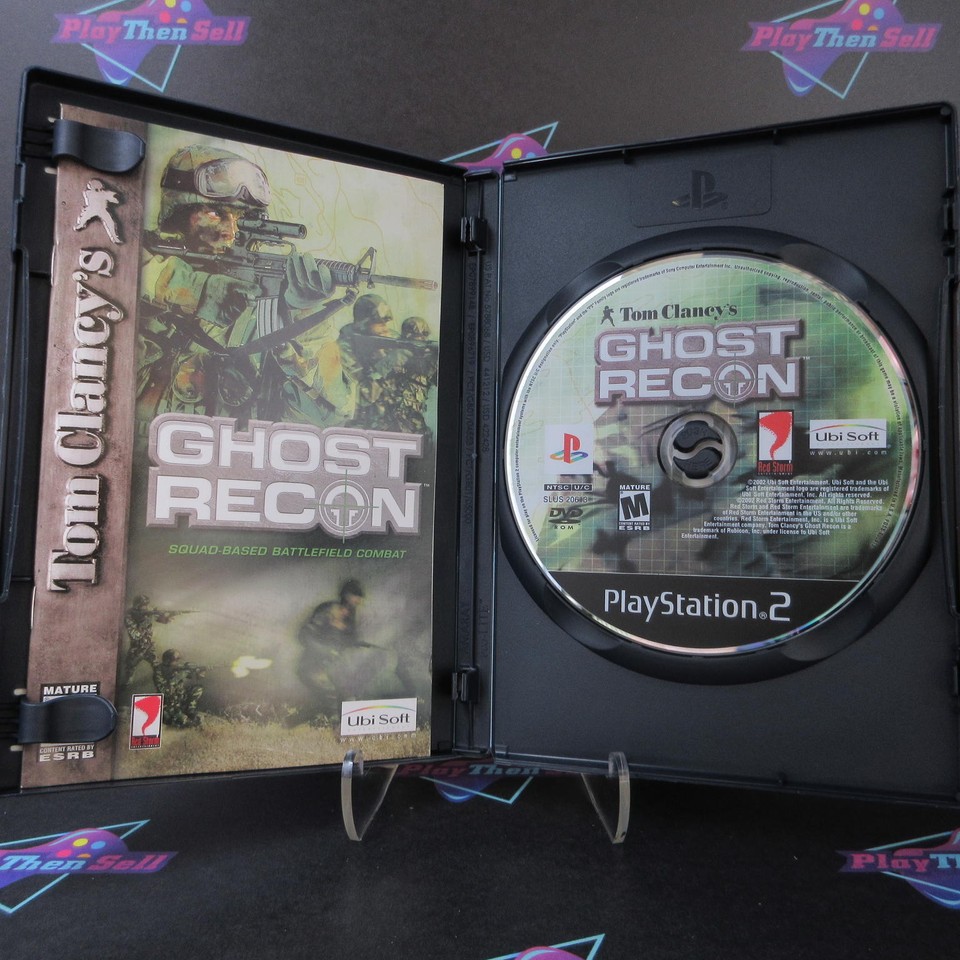 Tom Clancy's Ghost Recon PS2 PlayStation 2 + Reg Card - Complete CIB | eBay