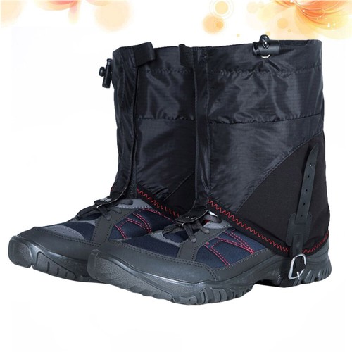 1 Pair of Short 40D Nylon Shoe Covers Snow Gaiters Waterproof Windproof ...