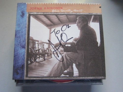 JORMA KAUKONEN Blue country heart cd cover only AUTOGRAPHED | eBay