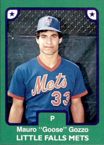 1984 Little Falls Mets TCMA #21 Mauro Gozzo Kensington Connecticut ...