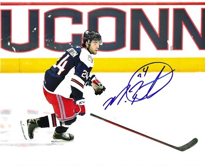 Matthew Robertson New York Rangers Hartford Wolf Pack Signed 8 x 10 | eBay