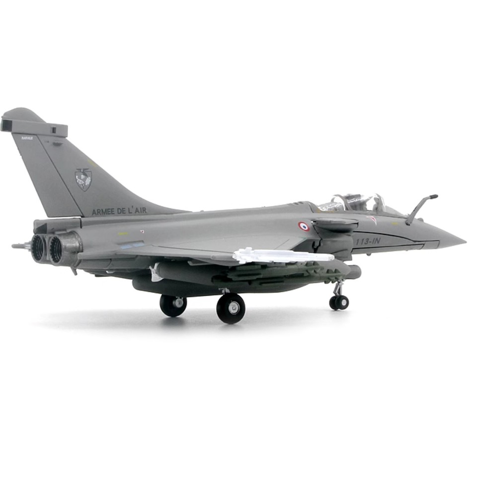 1/100 Diecast Alloy French Air Force Rafale C Libya War Fighter Model ...