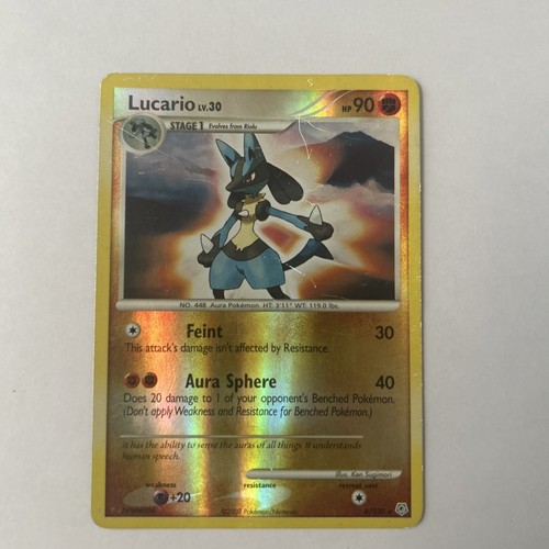 Lucario 6/130 Diamond and Pearl Reverse Holo | eBay