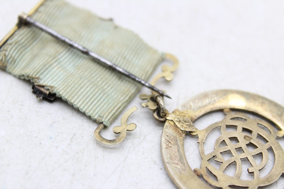# Antique Silver Victorian 1880, St George's Lodge No.242 Masonic Medal ...