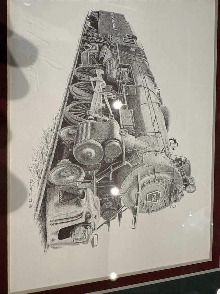 Vintage 1992 Signed Railroad Art " #1361" HL (Scotty) Scott III | eBay