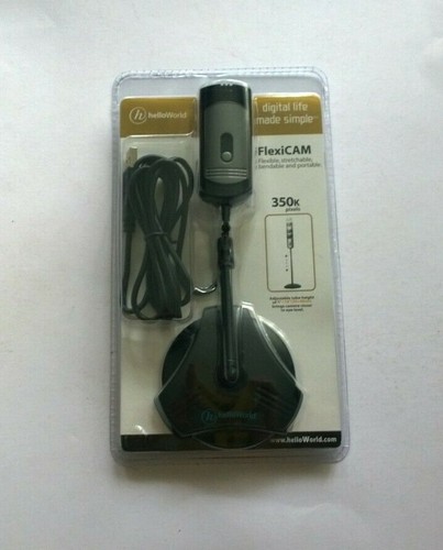 HelloWorld Digital USB FlexiCam PK-5 350k Pixel Adjustable PORTABLE WEB ...