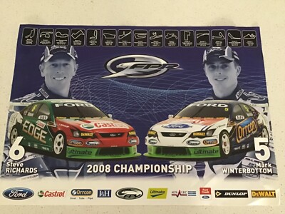 Ford supercars racing poster, cars,FPV, BATHURST, Richards, mark ...
