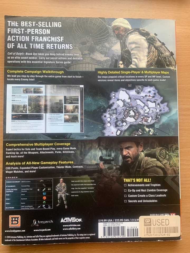 Call of Duty : Black Ops by BradyGames Staff and Activision Staff (2010 ...