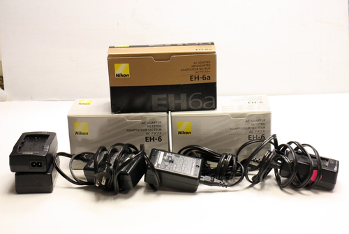 Nikon AC Adapters & Battery Chargers EH-6 EH-6a MH-18 MH-18a EN-EL3 ...