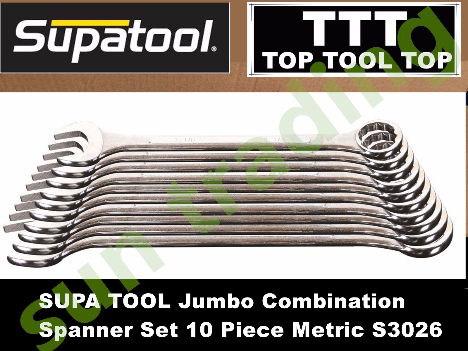 SUPATOOL Jumbo Combination Spanner 9pcs set Imperial S3024 AND 10pcs ...