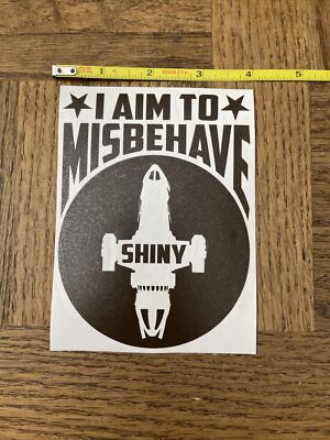 I Aim To Misbehave Auto Decal Sticker | eBay
