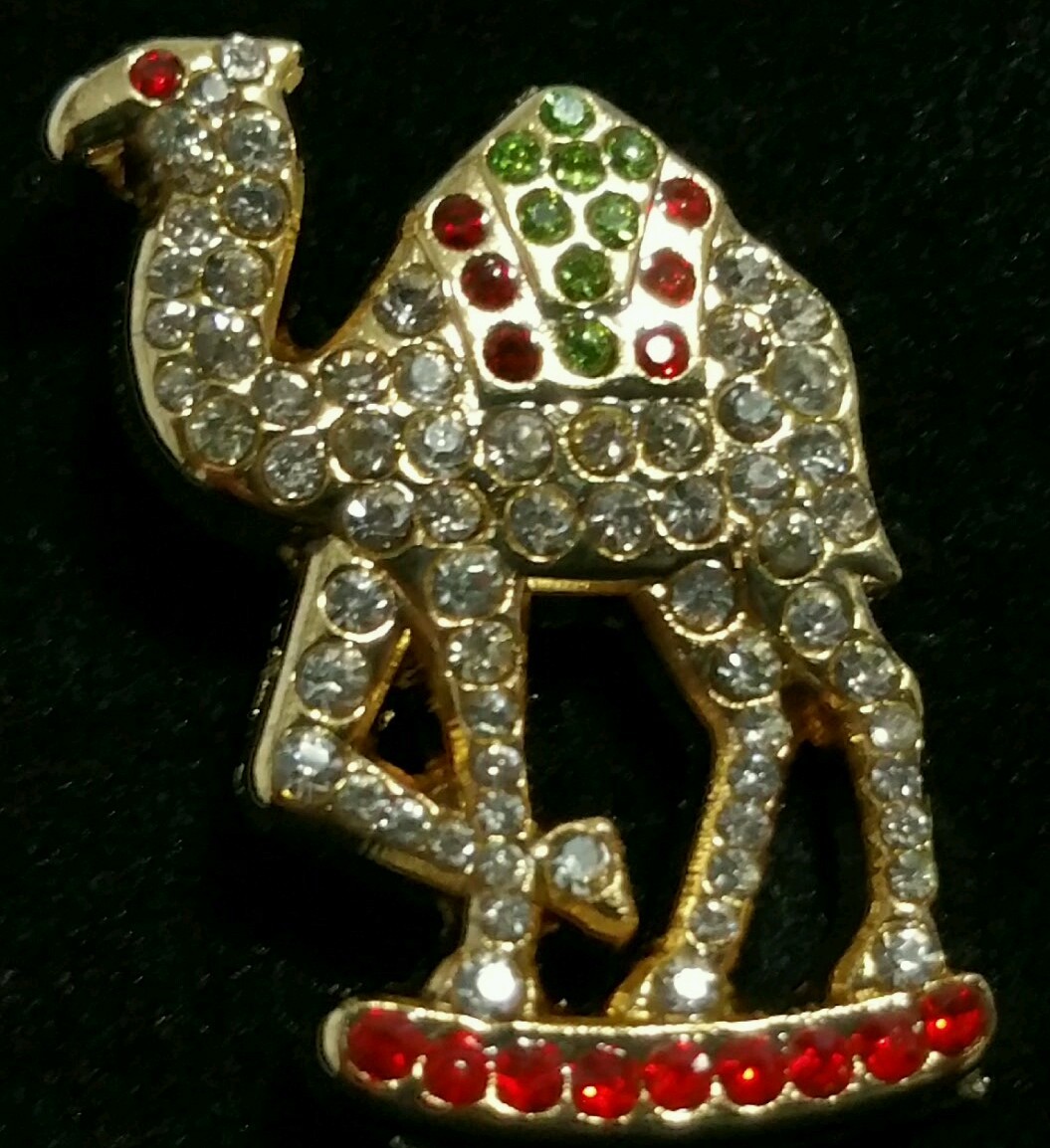 New Shriners Camel Lapel Pin with Jewels | eBay