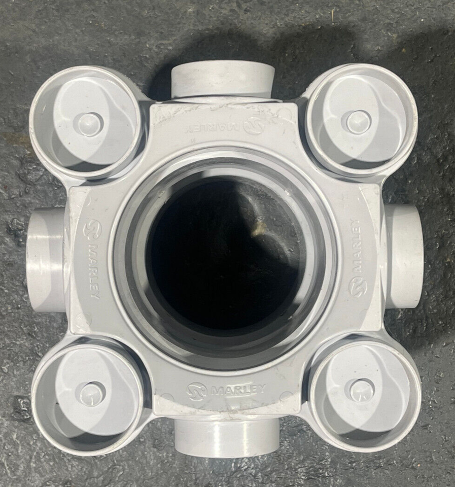 Marley 8 Boss Solvent Weld Spigot Waste manifold for 110mm (4") pipe ...