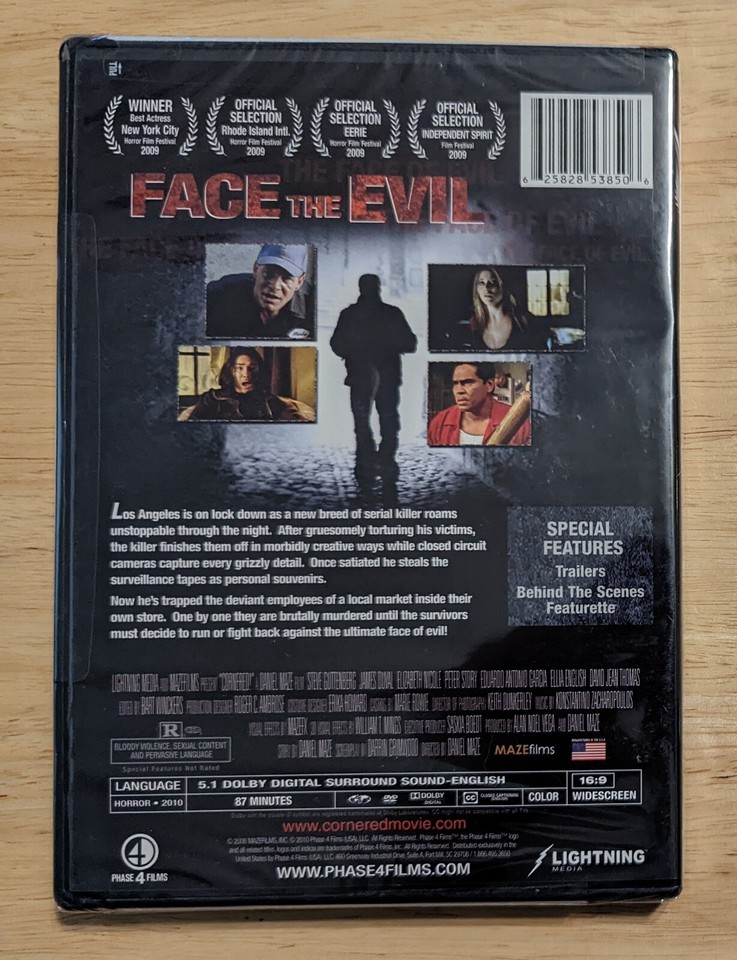 Cornered (DVD, 2010) Steve Guttenberg, James Duval. NEW/SEALED ...