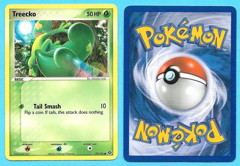 Lot of (15) different 2005 Pokemon cards, EX Emerald, Baltoy, Feebas ...