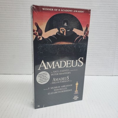 Amadeus (VHS, 1984) Winner 8 Academy Awards NEW Factory Sealed RARE ...