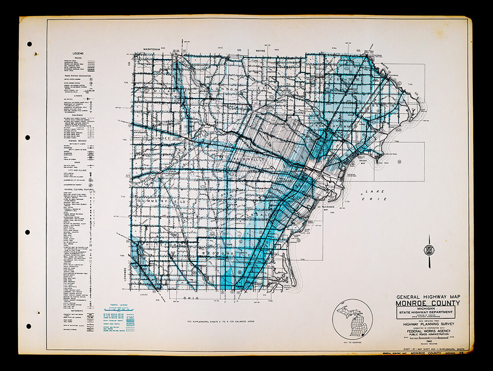 Monroe County Michigan Map