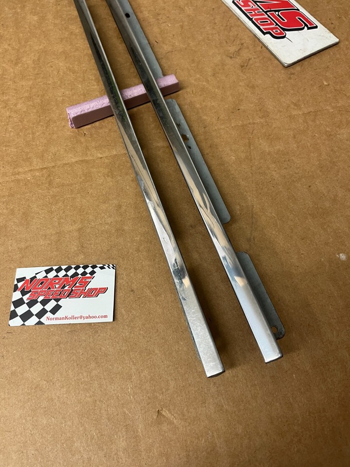 Mopar B Body Upper Door Panel Chrome Trim Coronet Satellite 1968-1970 ...