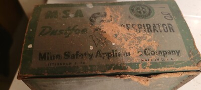 VINTAGE MSA Dustfoe IN BOX WITH BOX OF REPLACEMENT DUSTFOE FILTERS | eBay