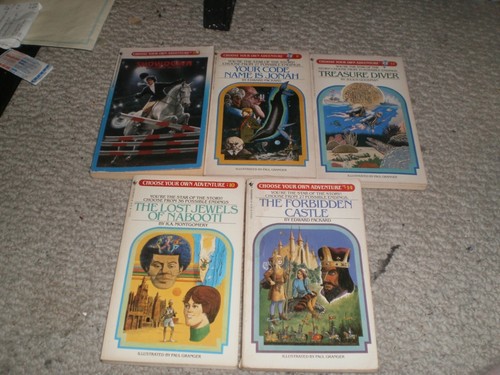 Lot of 5 RPG Choose Your Own Adventure Game Books | eBay
