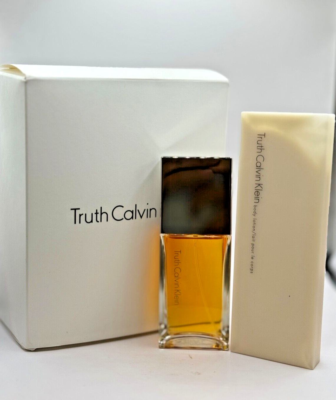 TRUTH BY CALVIN KLEIN 30ML EDP SPRAY, 100ML BODY LOTION (NEW WITH BOX ...
