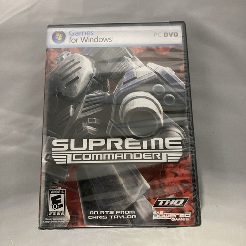 Supreme Commander (PC, 2007) GAME COMPLETE sealed | eBay