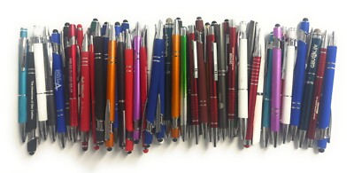 50ct Wholesale Lot Mixed Metal Misprint Pens: Retractable Click ...