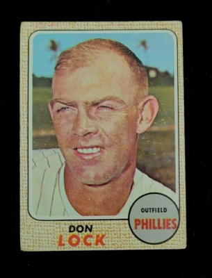 1968 DON LOCK TOPPS #59 VINTAGE CARD PHILADELPHIA PHILLIES | eBay