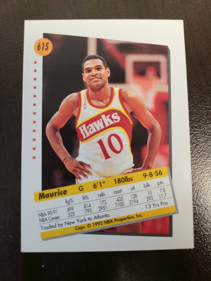 1991 1992 Skybox Maurice Cheeks card #615 | eBay