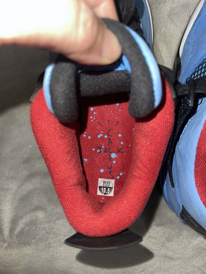 Travis Scott x Air Jordan 4 Cactus Jack Size 10.5 (Tab Swapped Custom ...