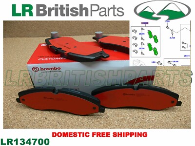LAND ROVER FRONT BRAKE PADS LAND ROVER LR4 LR134700 BREMBO | eBay