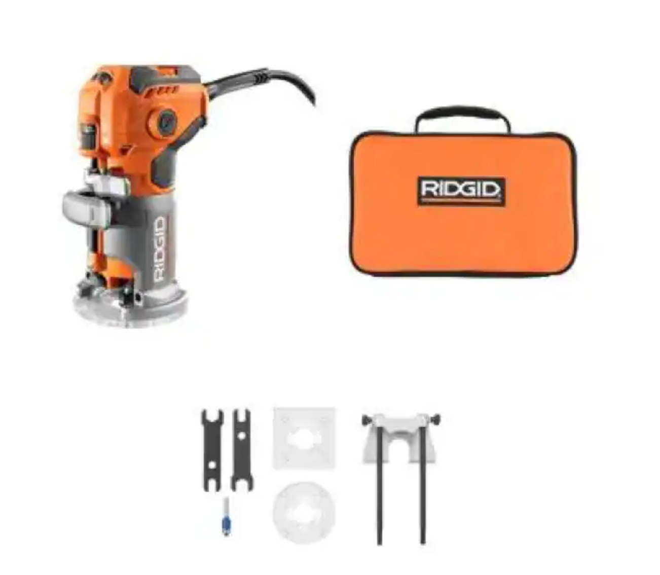 RIDGID R2401 1.5 HP 5.5A Corded Compact Fix Router - Orange ...