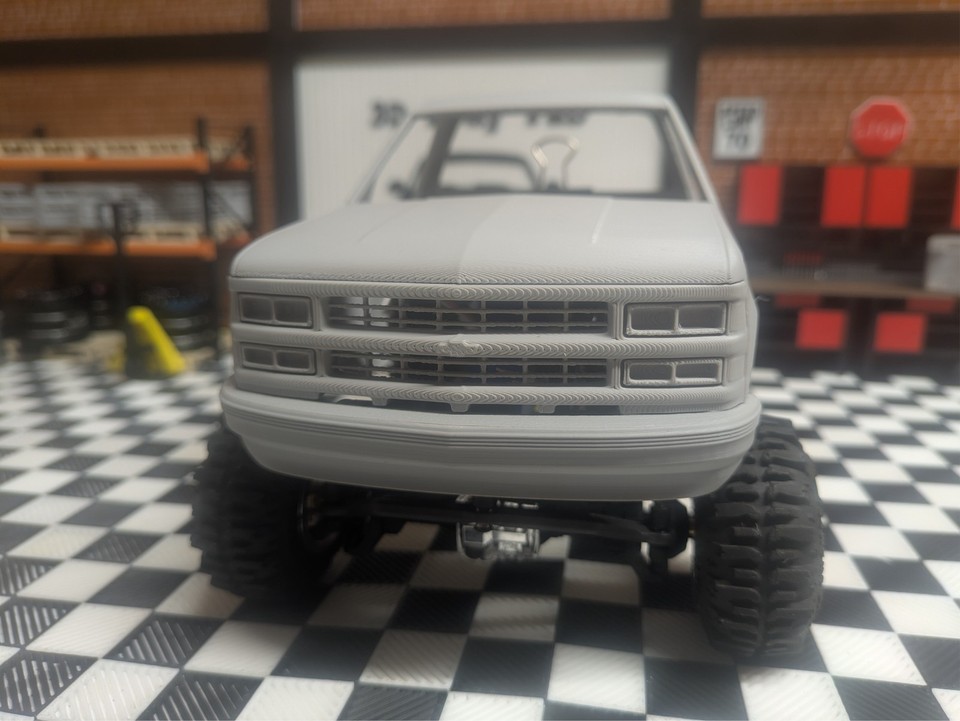 Extended Cab Long Bed OBS Chevrolet / GMC Body Conversion Kit Traxxas ...