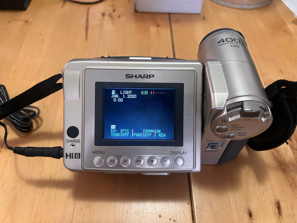 Sharp VL-AH50 Viewcam Hi8 8mm Video Camcorder VCR Player Video Transfer ...