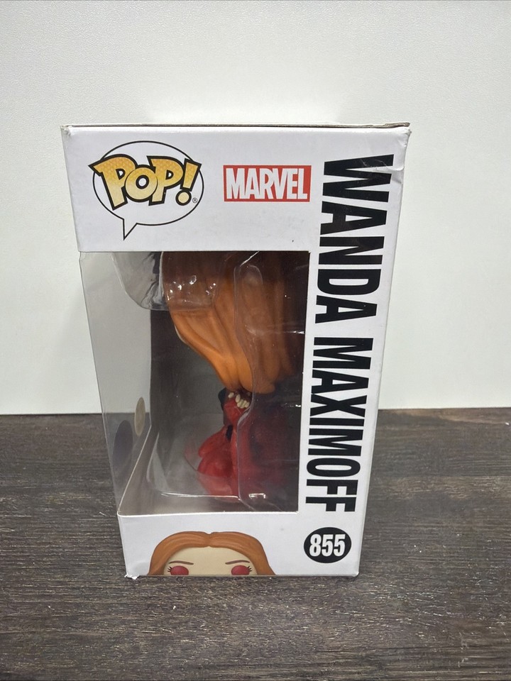 Funko Pop! Vinyl: Marvel - Wanda Maximoff (Glows in the Dark) - Mama ...