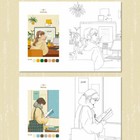 Emotional Coloring Book to Color The Happiest Time Korea Color book | eBay