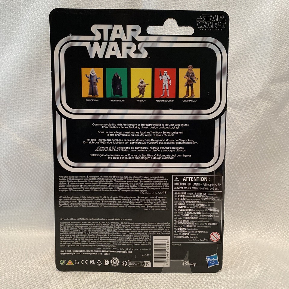 Star Wars The Black Series Bib Fortuna ROTJ VI 40th Anniversary 6 In ...