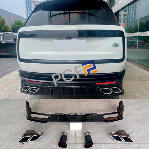 2023-2024 REAR LIP DIFFUSER EXHAUST TIPS for LAND ROVER RANGE ROVER ...
