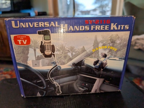 Vintage Universal Hands Free Cell Phone Kit Looks Rarely Used | eBay