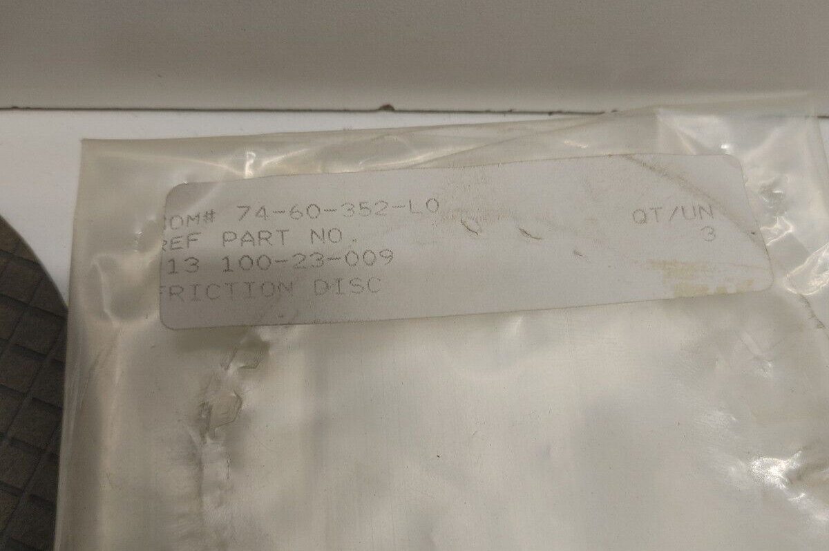 LOT OF 3 NEW OLD STOCK! GENERIC 28 TOOTH FRICTION DISCS 100-23-009 | eBay