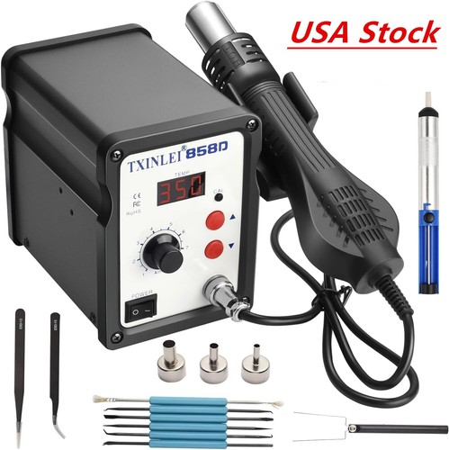 858D Digital Hot Air Rework Station for SMD Soldering | eBay