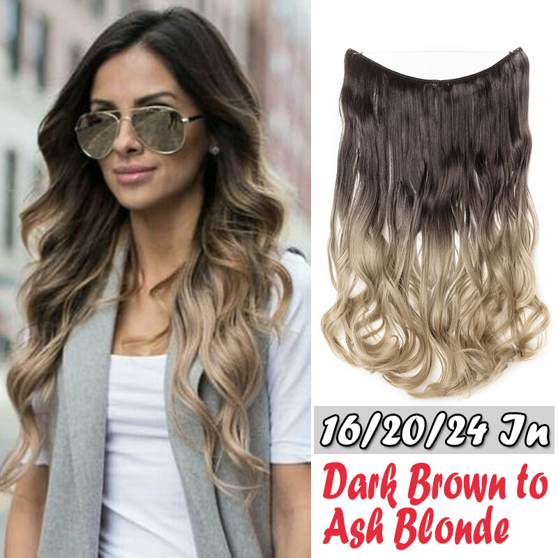 100% Natural As Human Thick Invisible Wire Softs Secret Wire In Hair ...