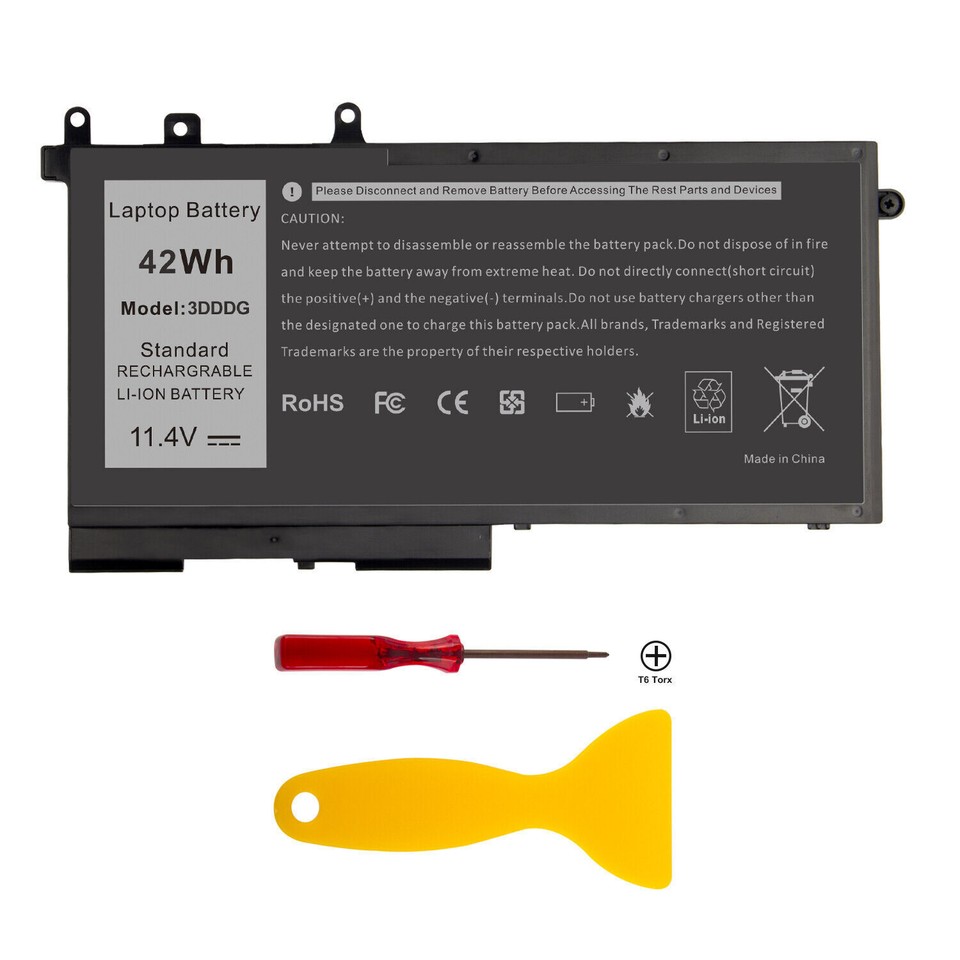 3DDDG Battery/Charger For Dell Latitude 5280 5480 5580 5590 5490 5288 ...