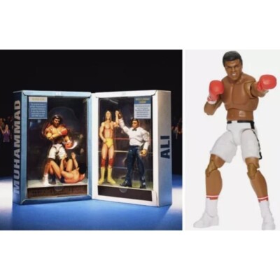 New WWE WWF Ultimate Edition Muhammad Ali Action Figure Set SDCC 2023 ...