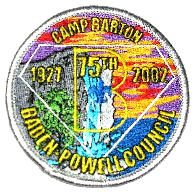 Camp Barton (NY) 2002 75th ANN Pocket Patch BSA | eBay