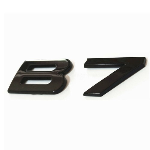 Gloss Black B7 Letter Number Rear Emblem Badge Sticker Nameplate For ...