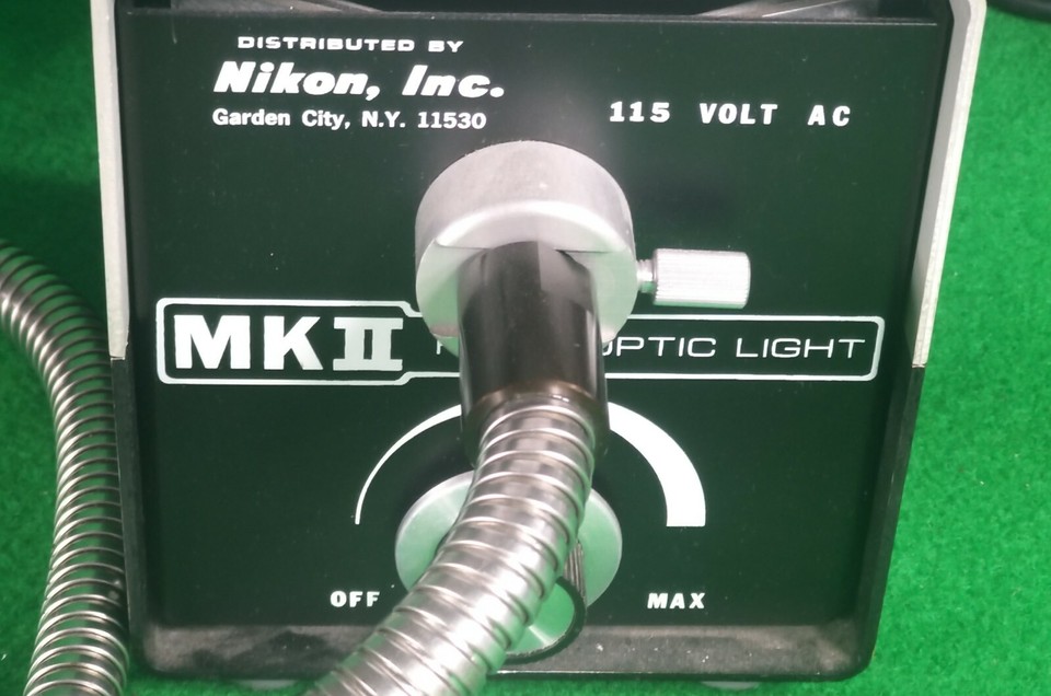 NIKON MKII FIBER OPTIC LIGHT SOURCE WITH RING LIGHT, USED | eBay