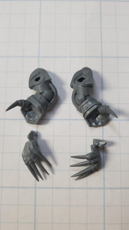 40k Chaos Space Marines Bits Terminator Accursed Weapon - Lightning ...