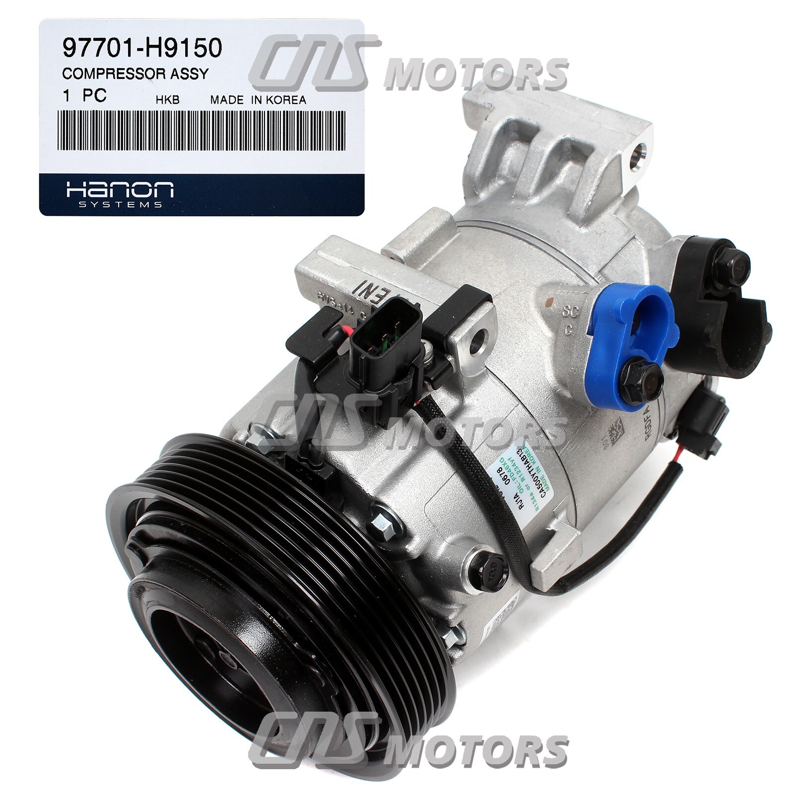 HANON GENUINE OEM A/C Compressor for 18-19 Hyundai Accent Kia Rio ...